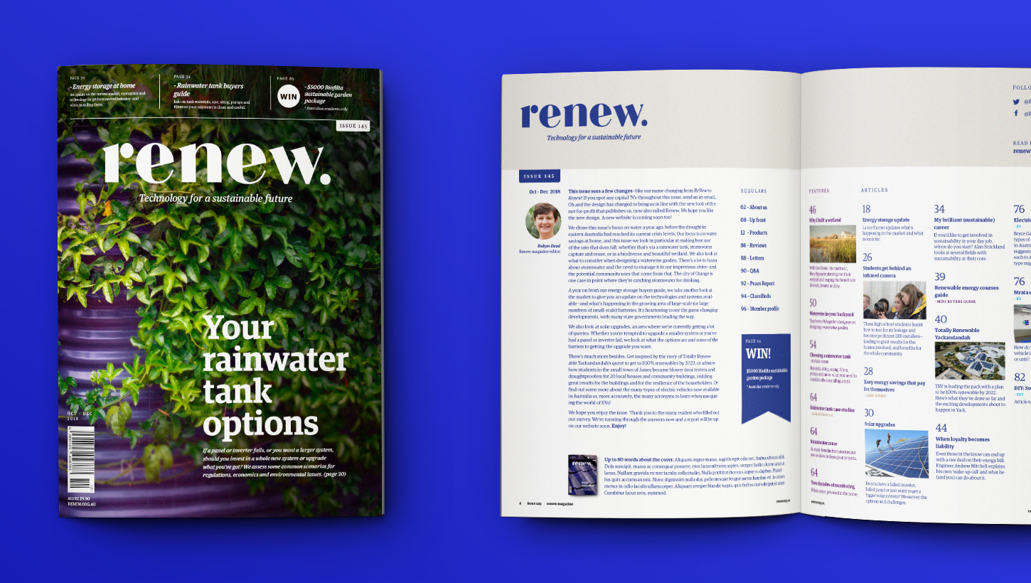 Renew_magazine - Sense creative agency